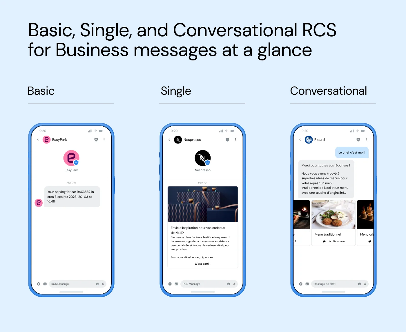 Types of RCS for Business Messages & How to Use Them [2025] - Sinch