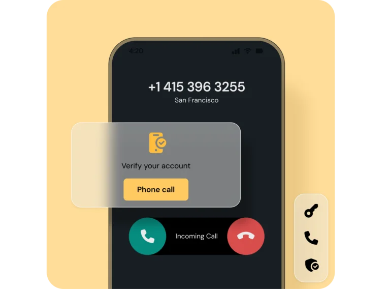 Phone number verification service via SMS - Sinch