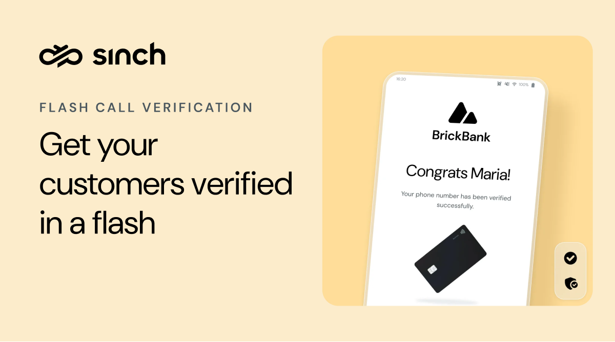 Flash Call Verification Api With Simple Integration