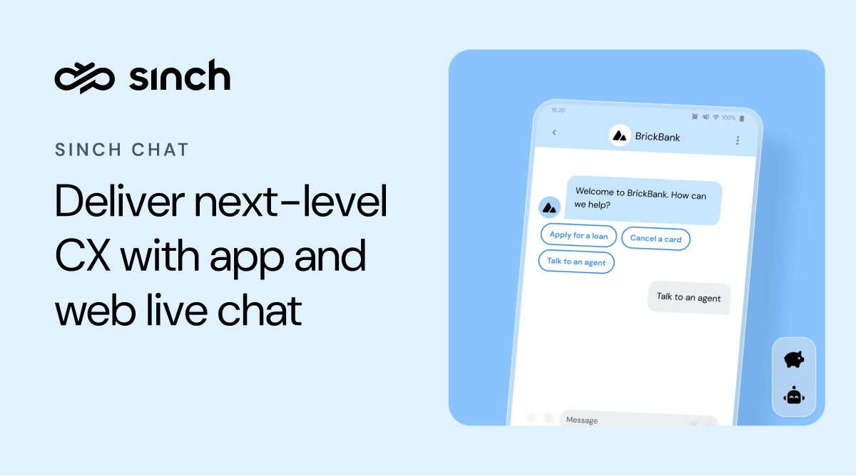 Sinch Chat | Connect with customers on live chat