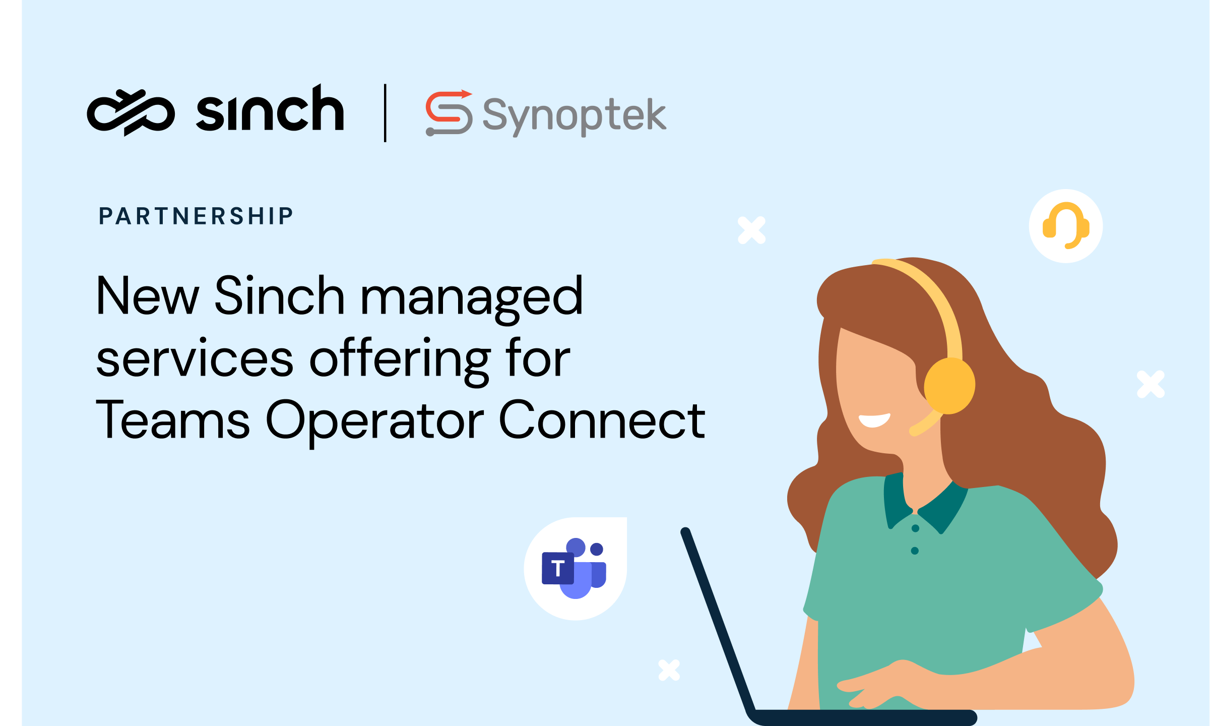 Sinch - Sinch & Synoptek Partner for Microsoft Teams Services