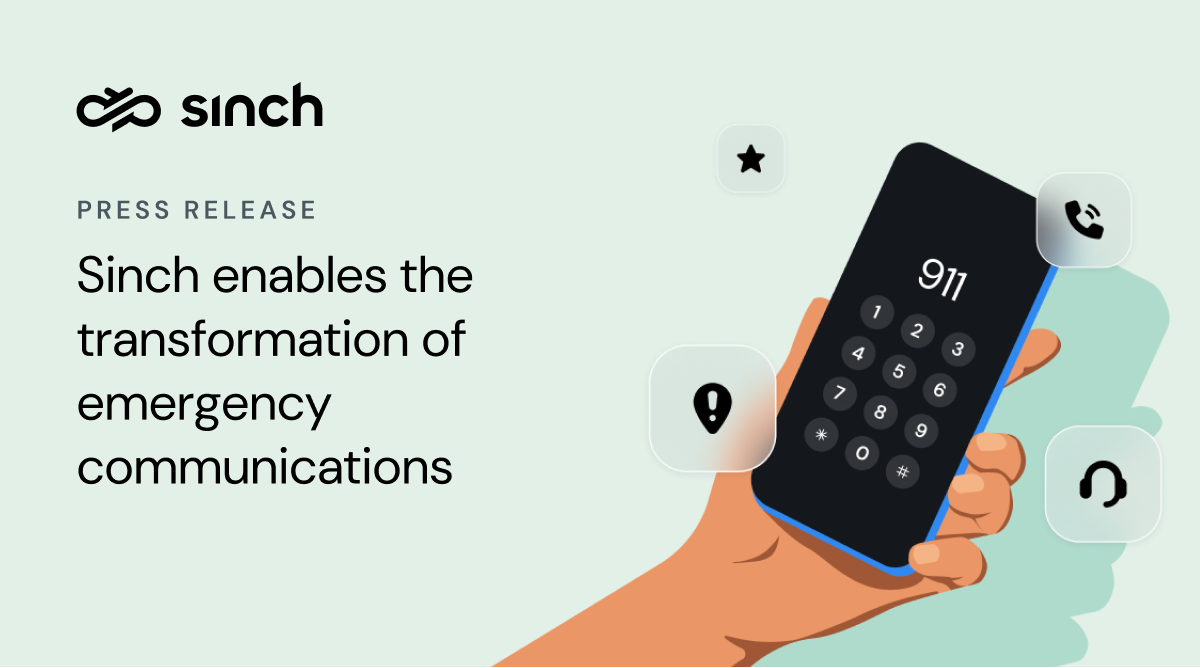 Sinch Enables the Transformation of Emergency Communications - Sinch