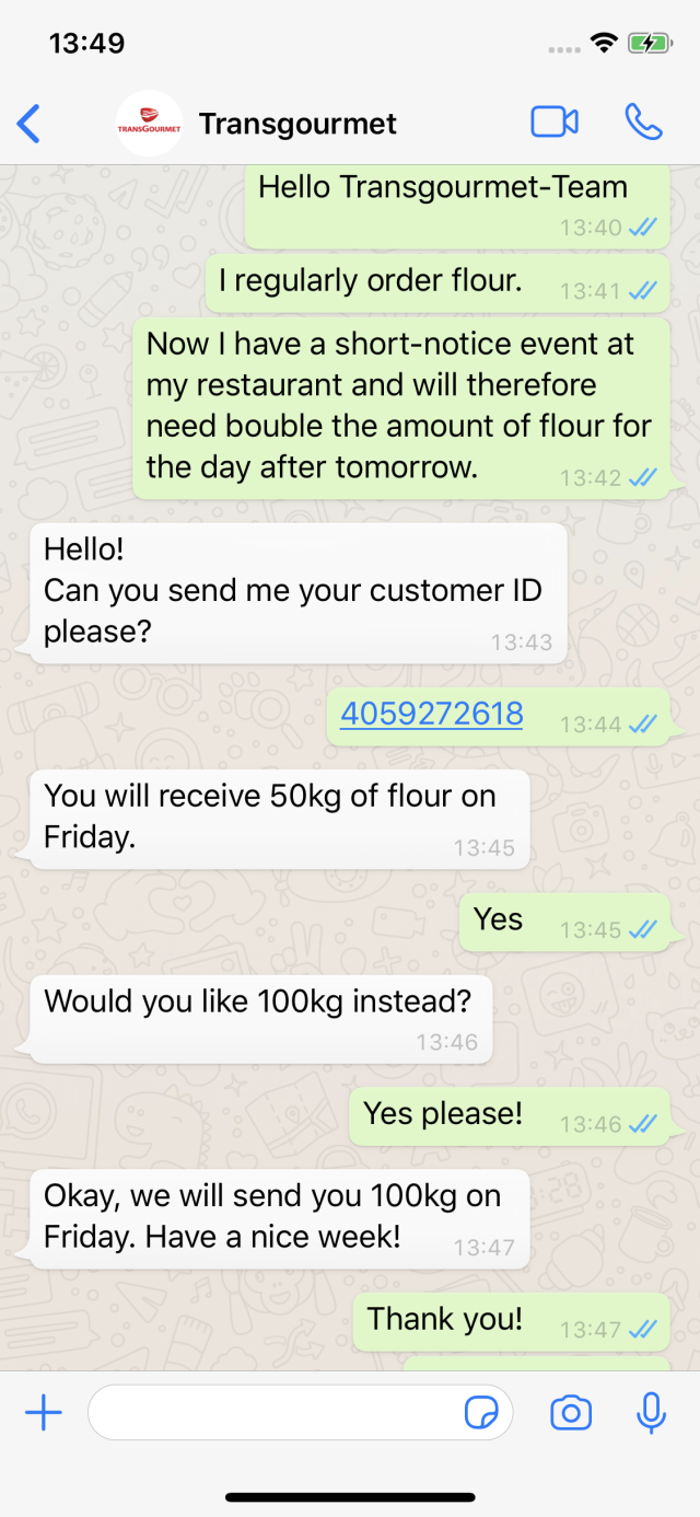 How Transgourmet's WhatsApp customer service boosts productivity