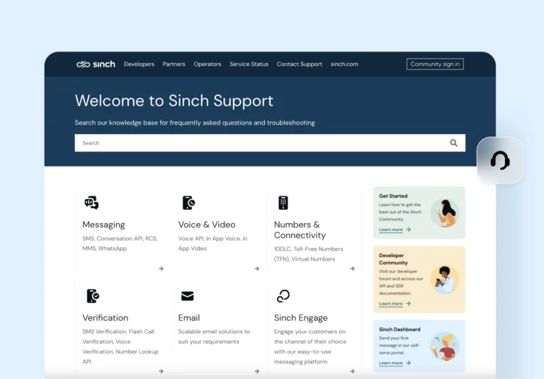 Sinch Support