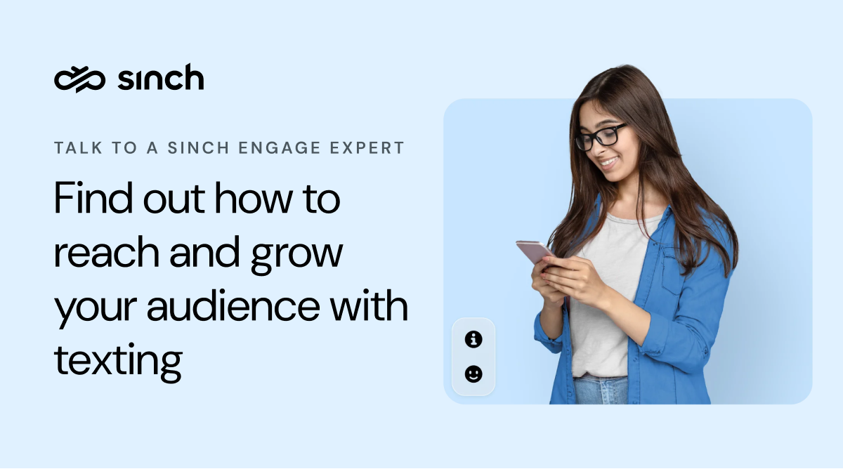 Talk to an expert | Sinch Engage