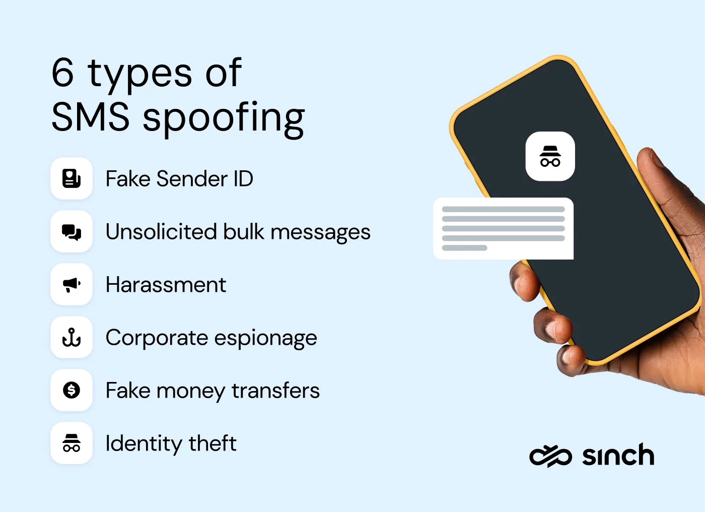What Is SMS Spoofing & How to Prevent It - Sinch
