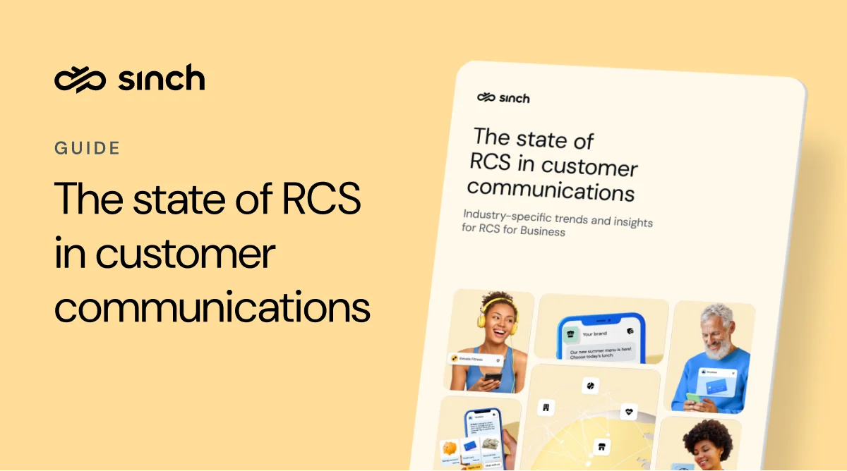 The state of RCS in customer communications - Sinch