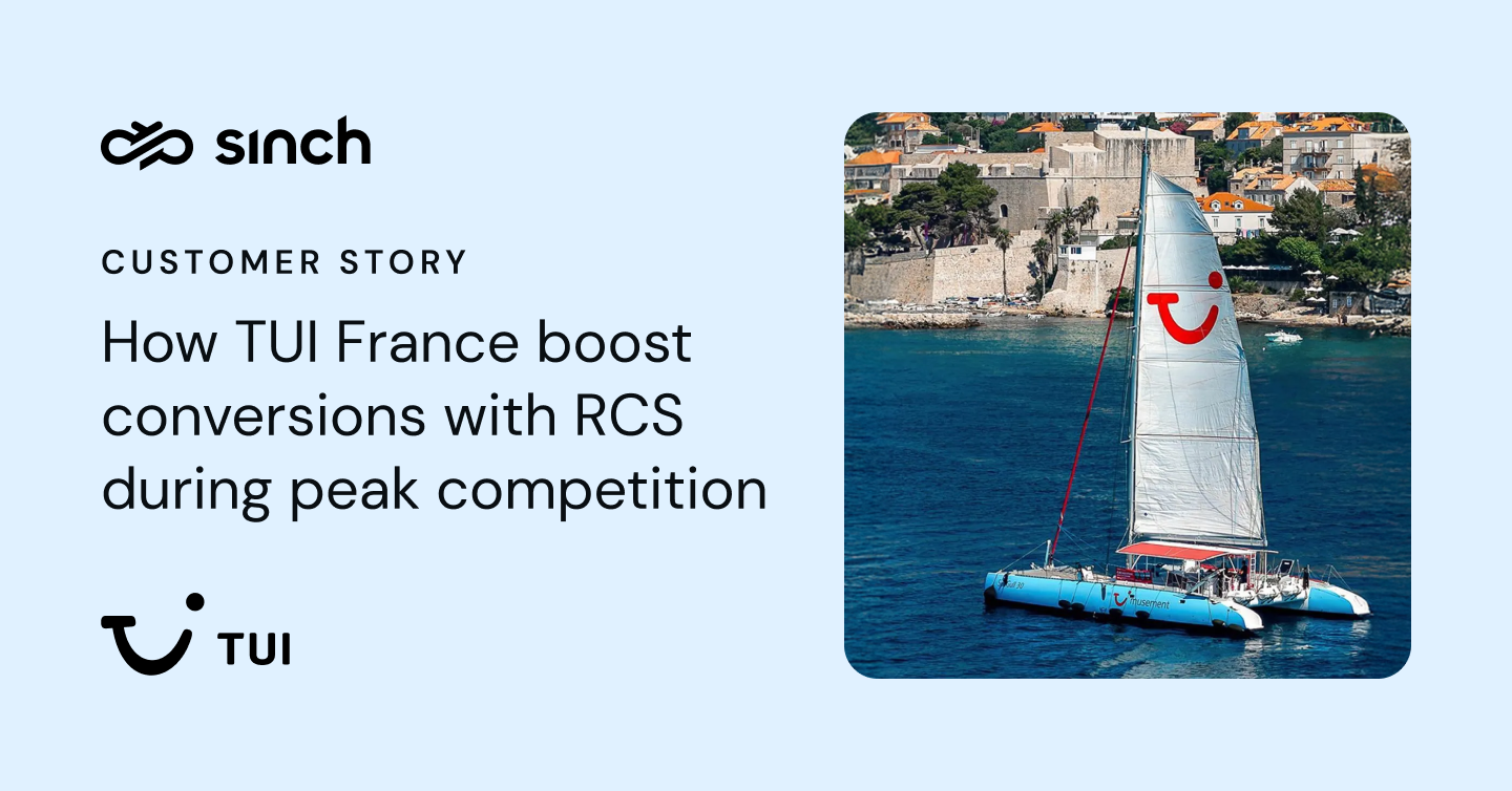 How TUI France boosts conversions with RCS, even during peak ...