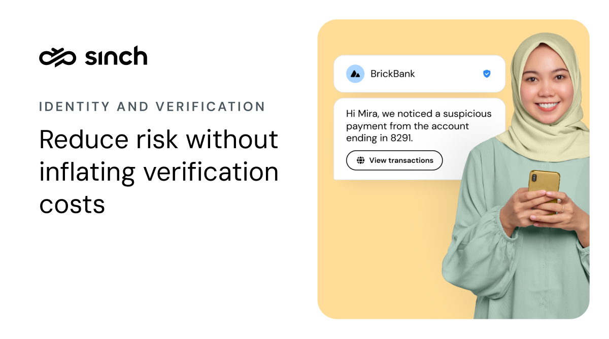 Identity & Verification Solutions Across SMS, Phone Calls, and More | Sinch