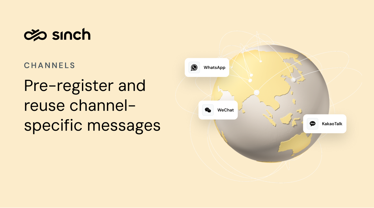 Channel Message Templates | Sinch Conversation API